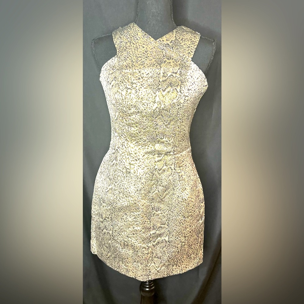 New Item! Ambar Cutaway Front Dress Snake Animal Patt… - Gem